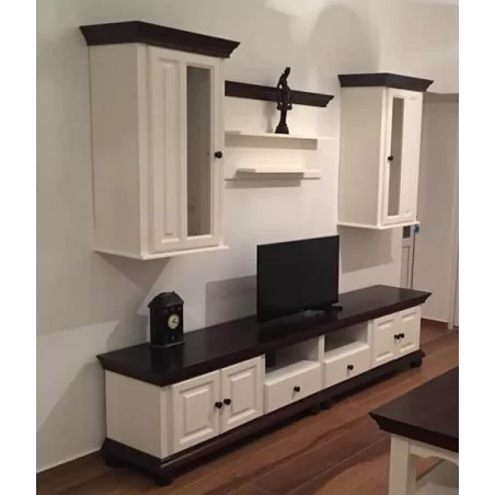 Set mobila Living/sufragerie din 100% lemn - Sofastil.ro