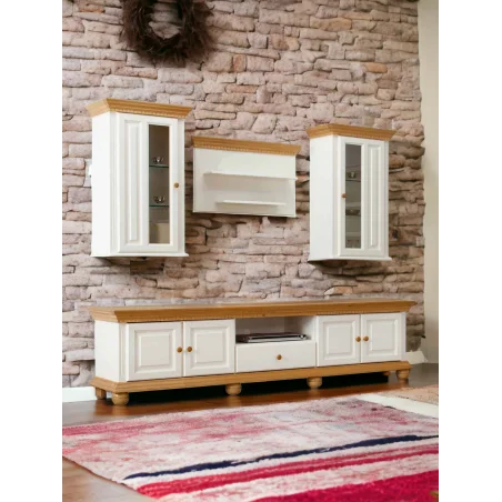 Set mobila Living/sufragerie din 100% lemn - Sofastil.ro