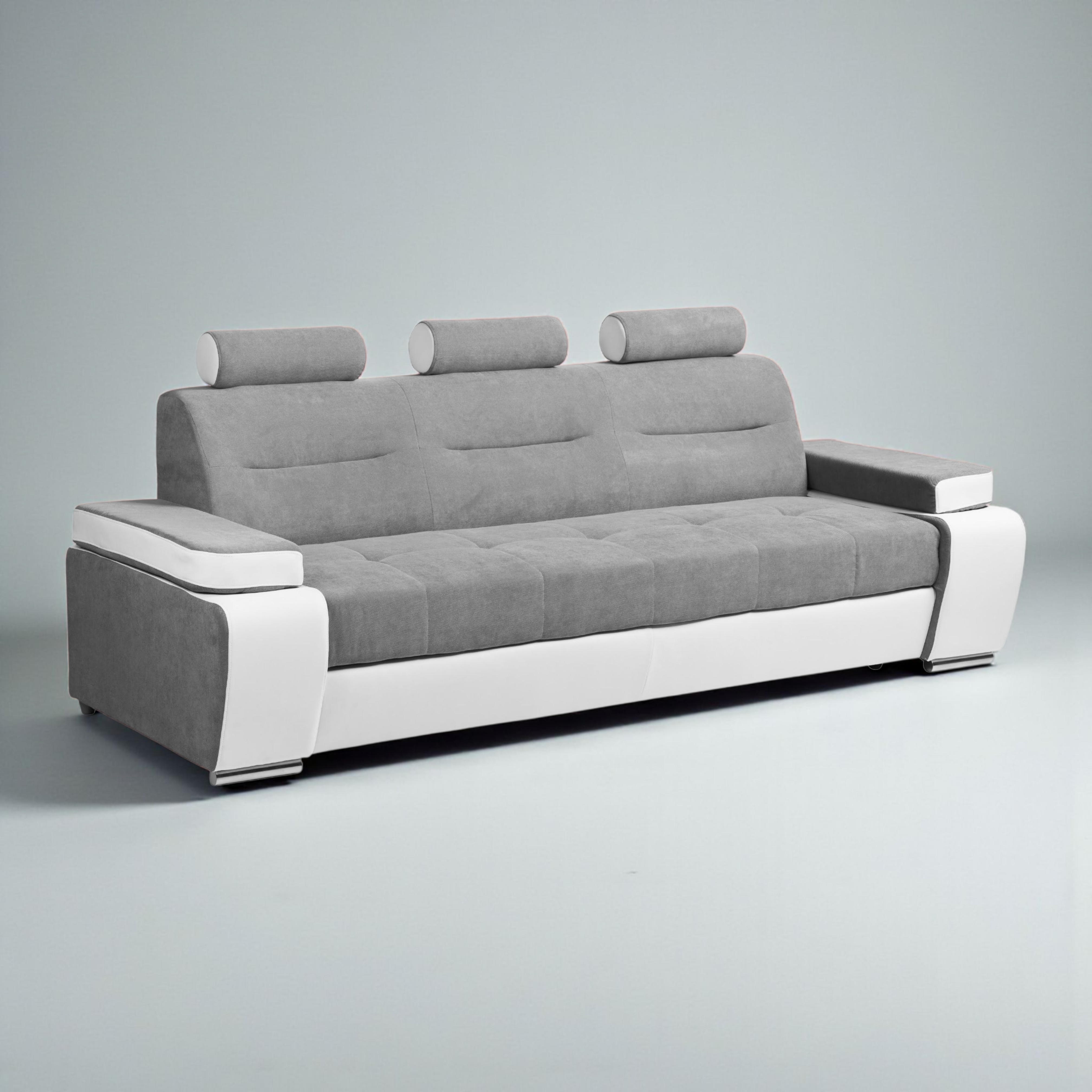 Canapea 3 locuri extensibila Melisa, cu design modern